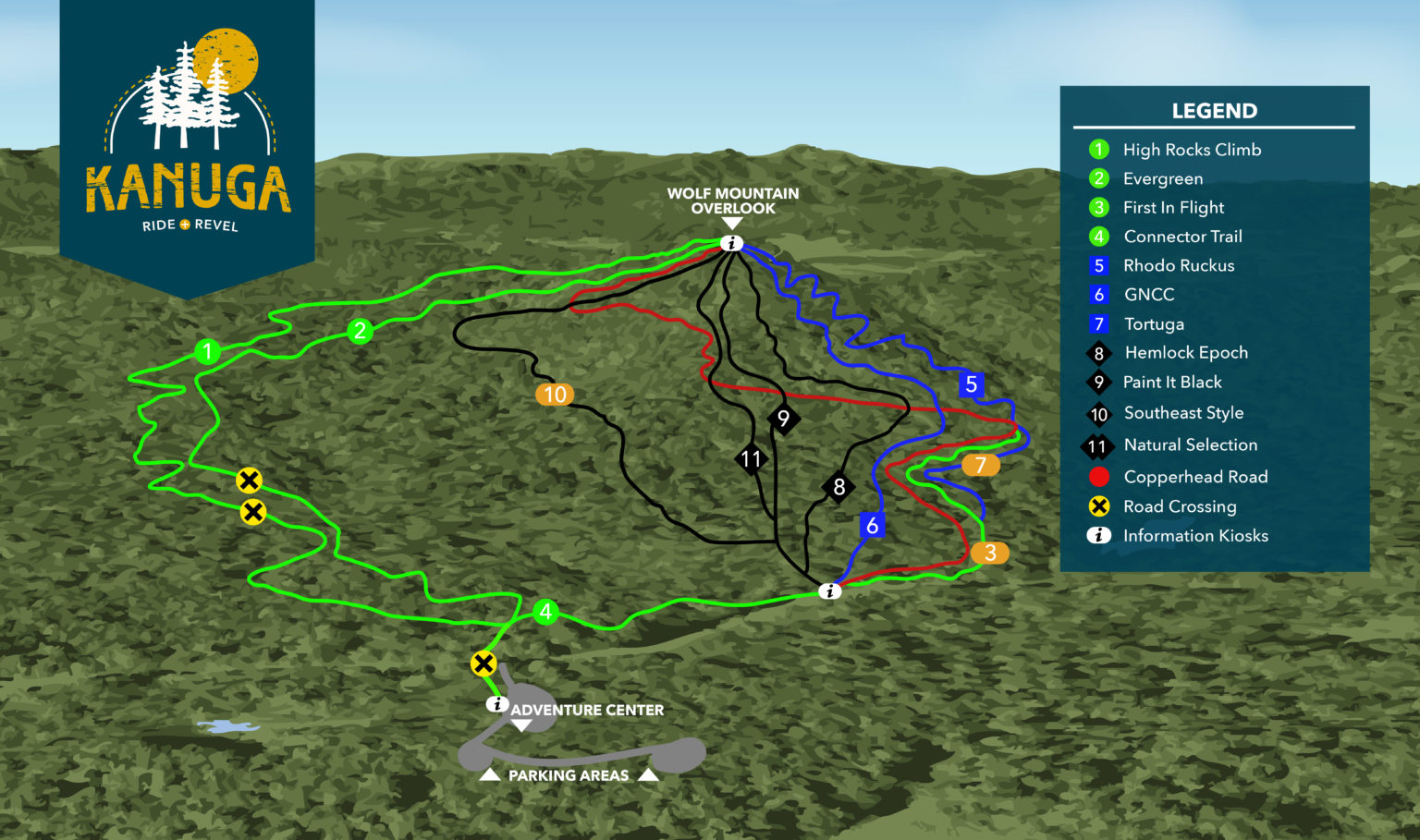 Trail Map | Ride Kanuga